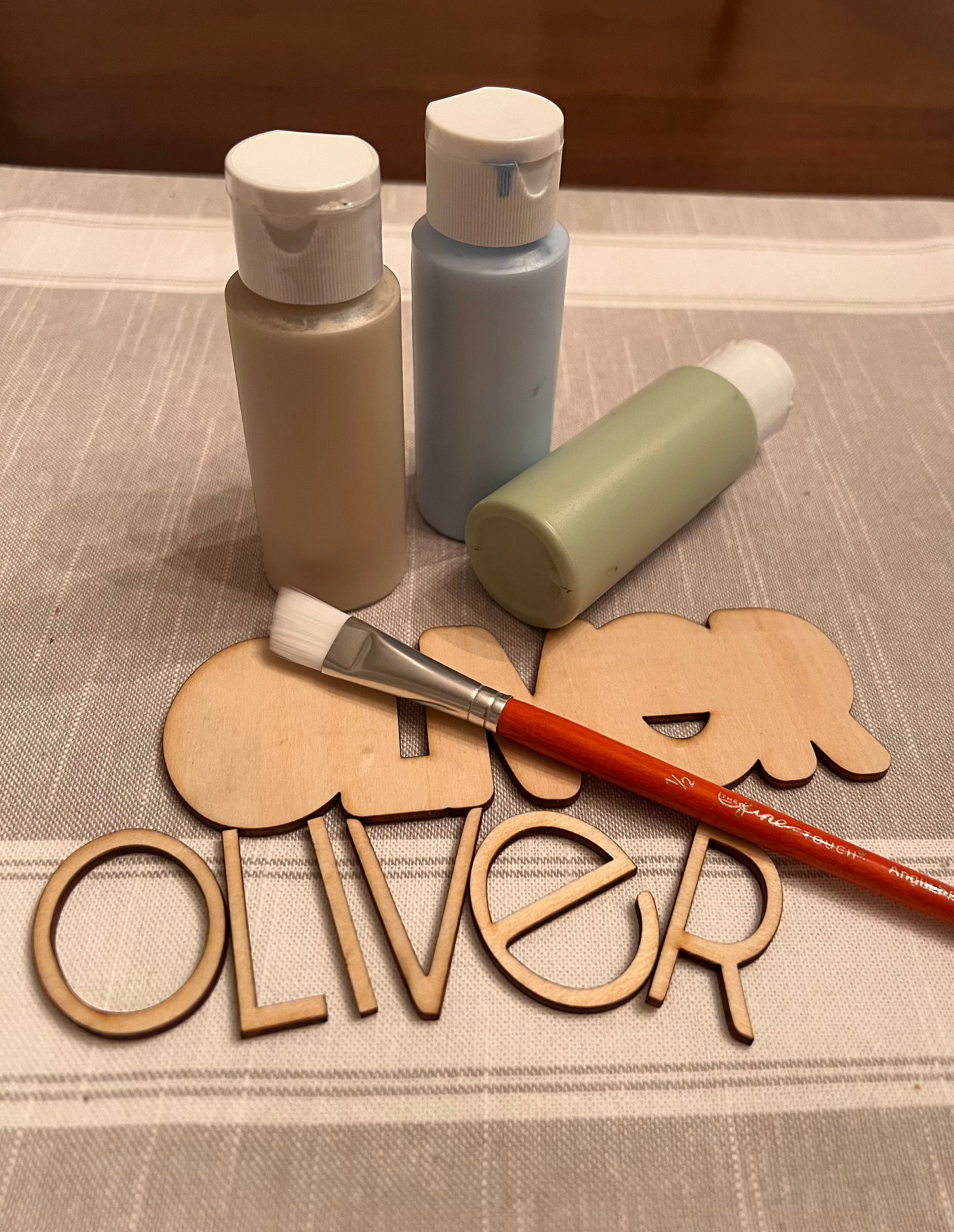 DIY Kids Name Sign Craft for Kids Door Name Sign Wood Name Sign Wood ...