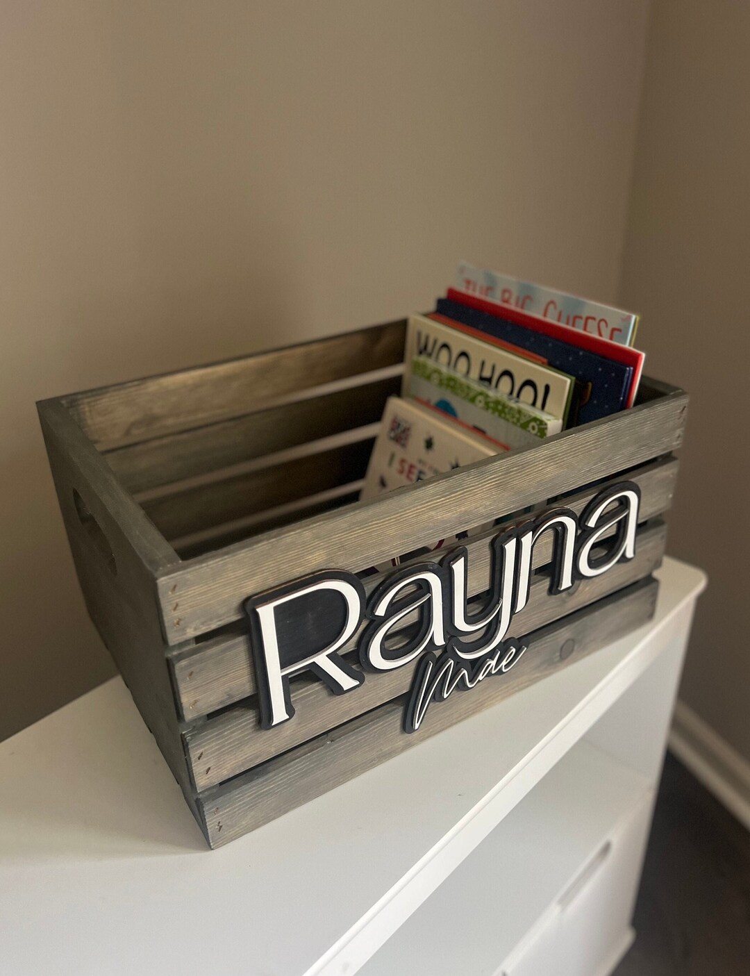 Kids Book Storage Box Personalized Kids Toy Storage Gift for Kids ...