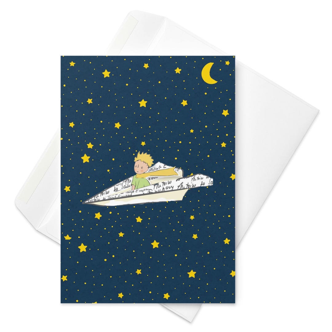 The Little Prince Card - Etsy