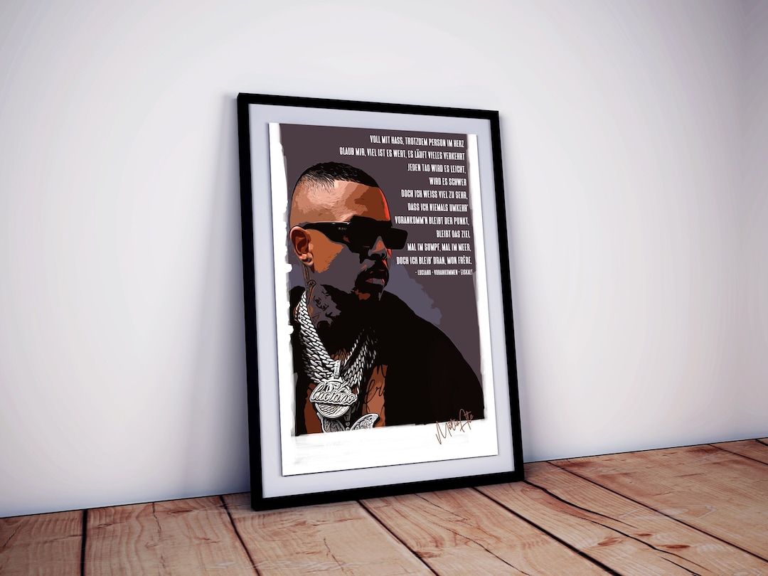 Rap Quote Motivation Wall Decor Inspirational Poster Canvas Luciano ...