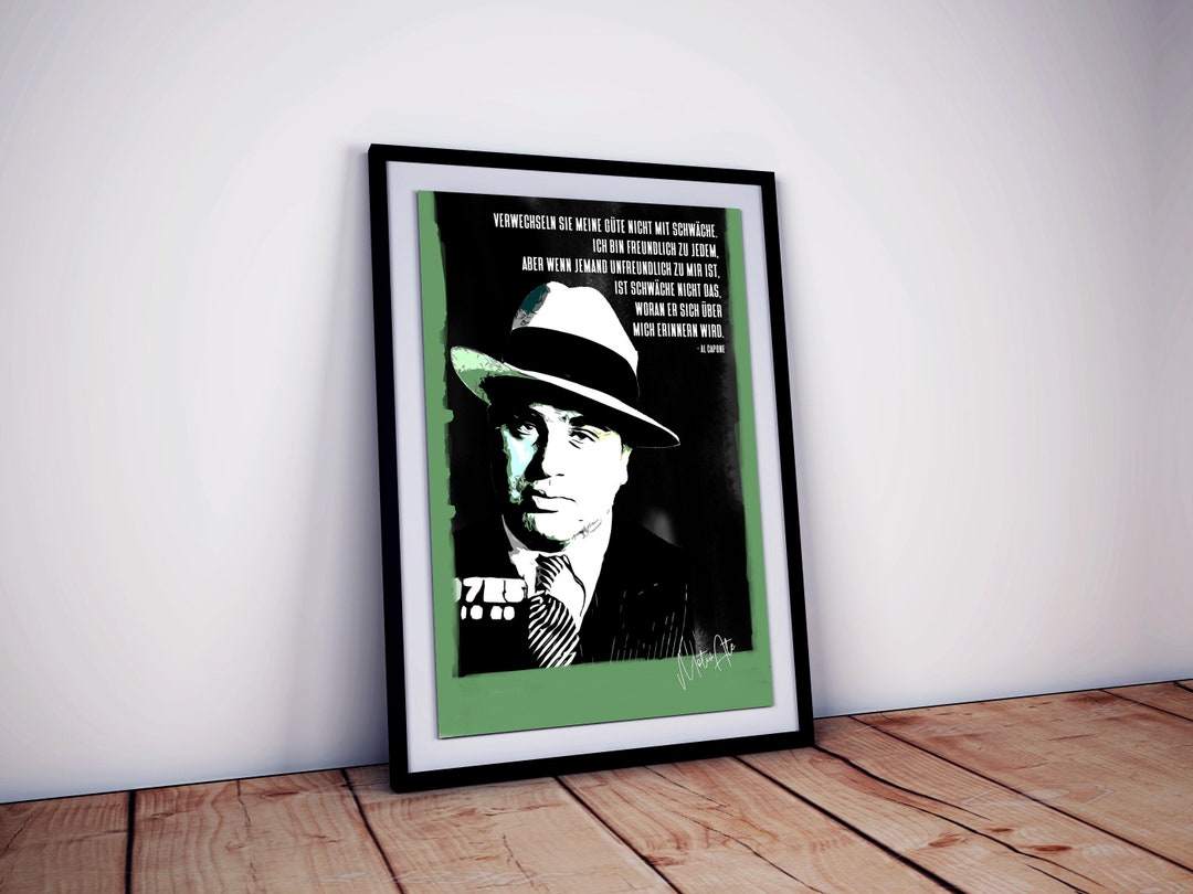 Mafia Quote Motivational Wall Decor Inspirational Poster Canvas Al ...