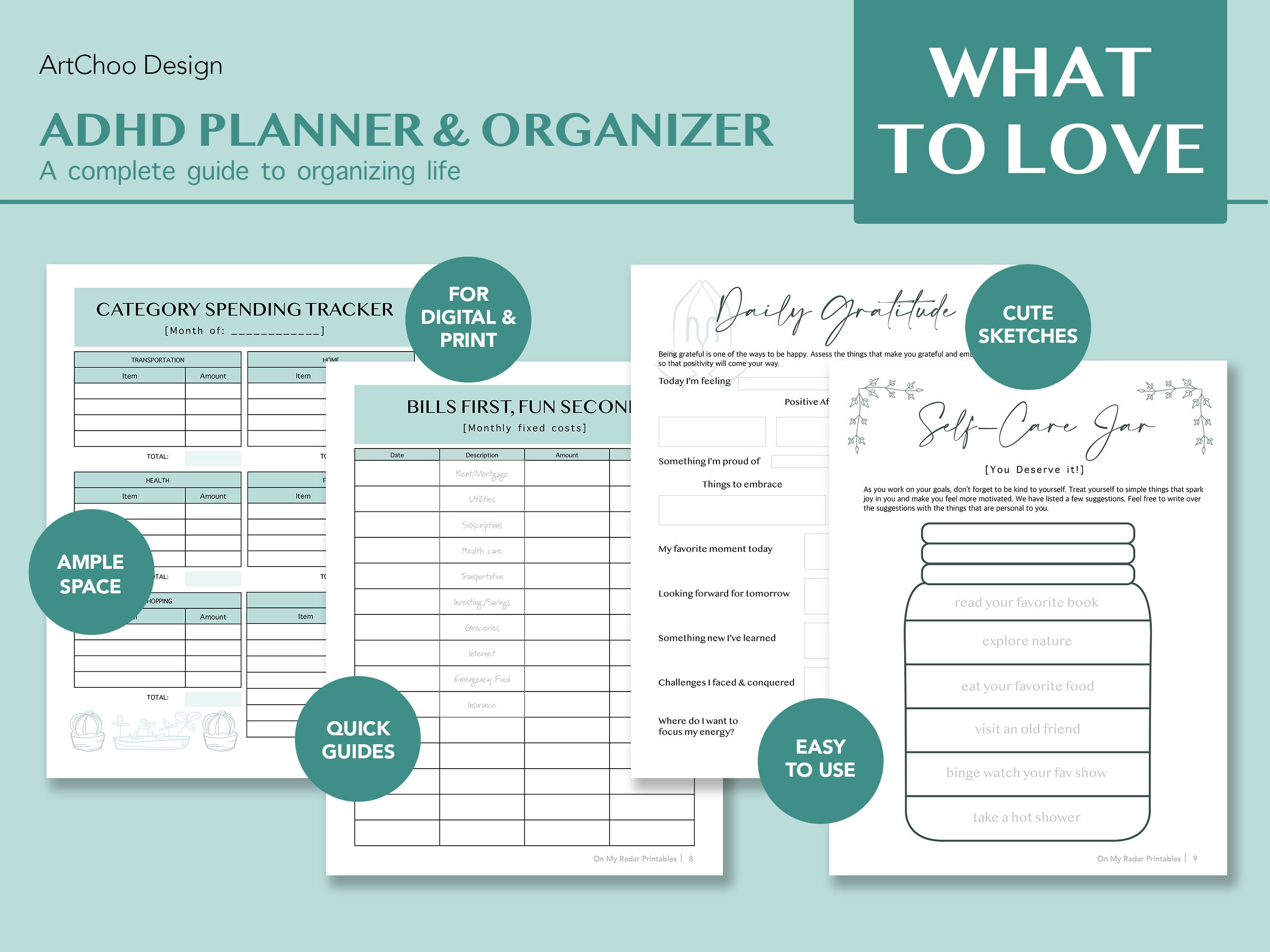 Easy to Use & Beginner Friendly ADHD Planner and Organizer - Etsy