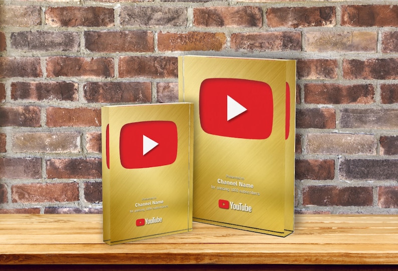Youtube Creator Award Play Button for Channels That Surpass a Milestone ...
