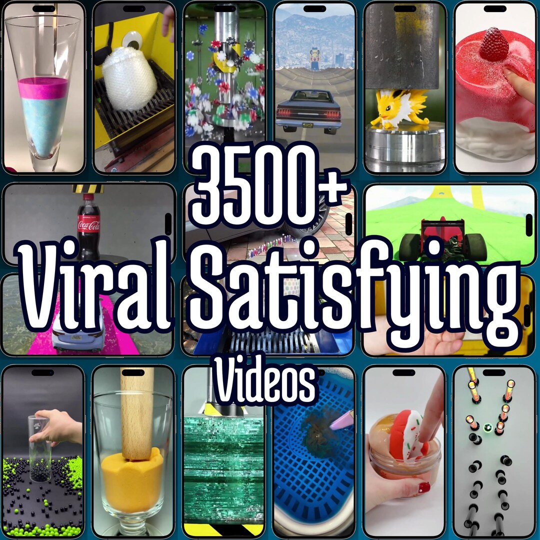 3500+ Satisfying Viral Videos - Trending Clips - MRR / PLR - Tiktok ...