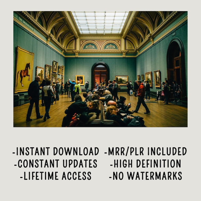 Bundel met 20.000+ beroemde schilderijen | MRR & PLR | Digitale download | Passief inkomen ...