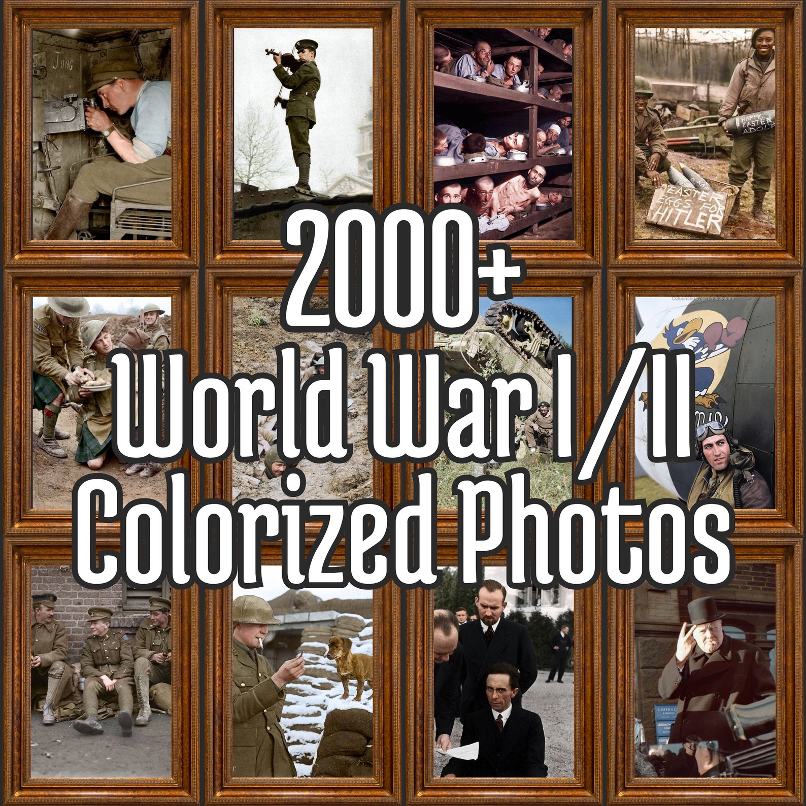 2000 Colorized Photos From WWI and WWII Military Memories Battles ...