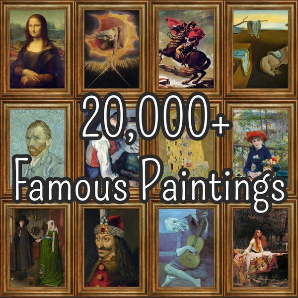 Famous Artists - Etsy