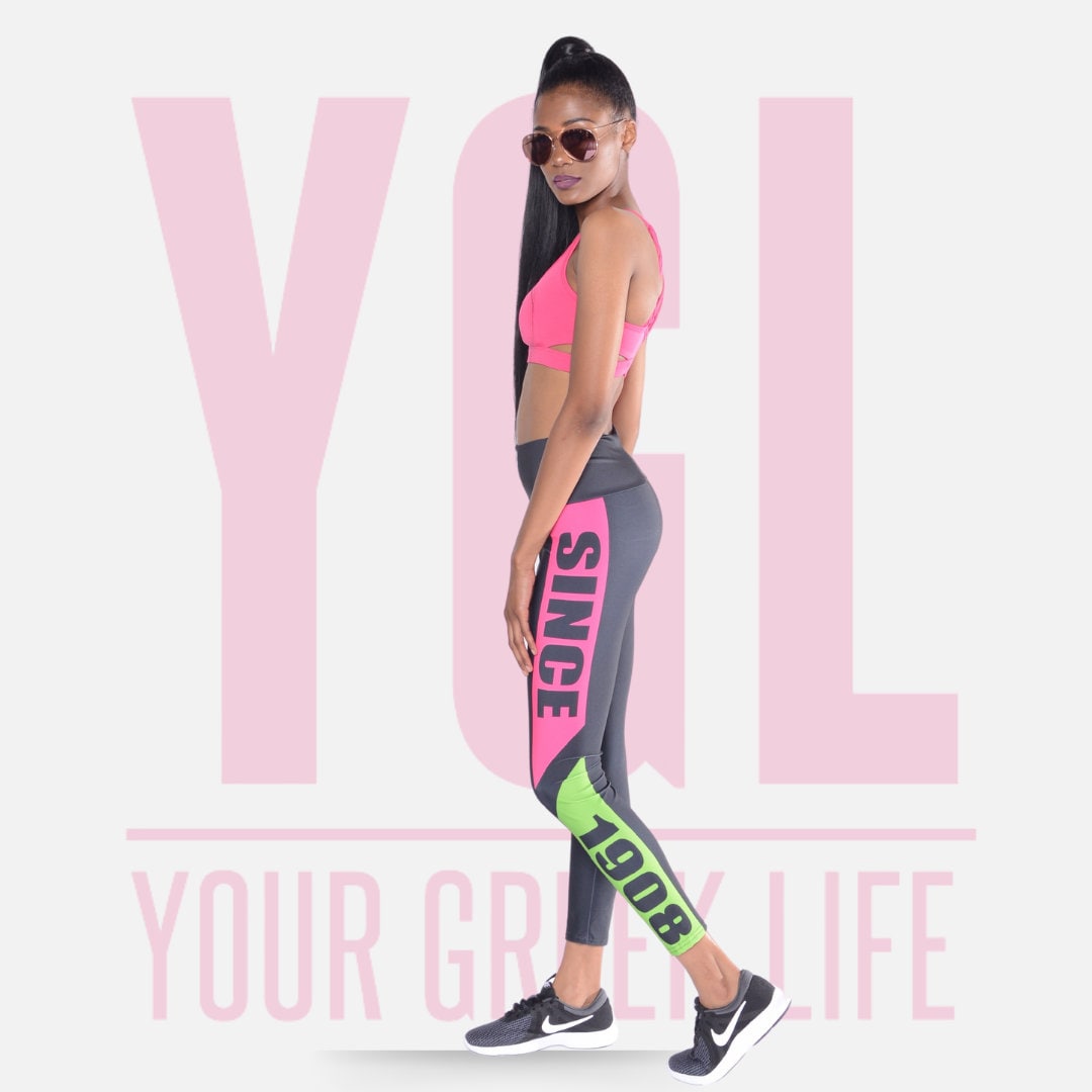 Pretty Since 1908 AKA Inspired Leggings - Etsy