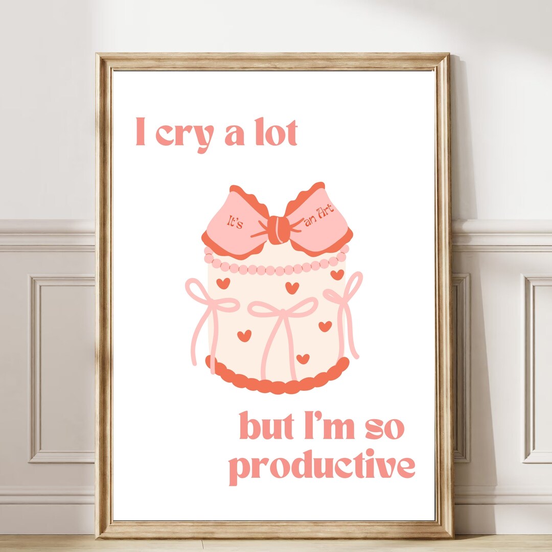 I Can Do It With a Broken Heart Wall Art Swiftie Print Preppy Decor ...
