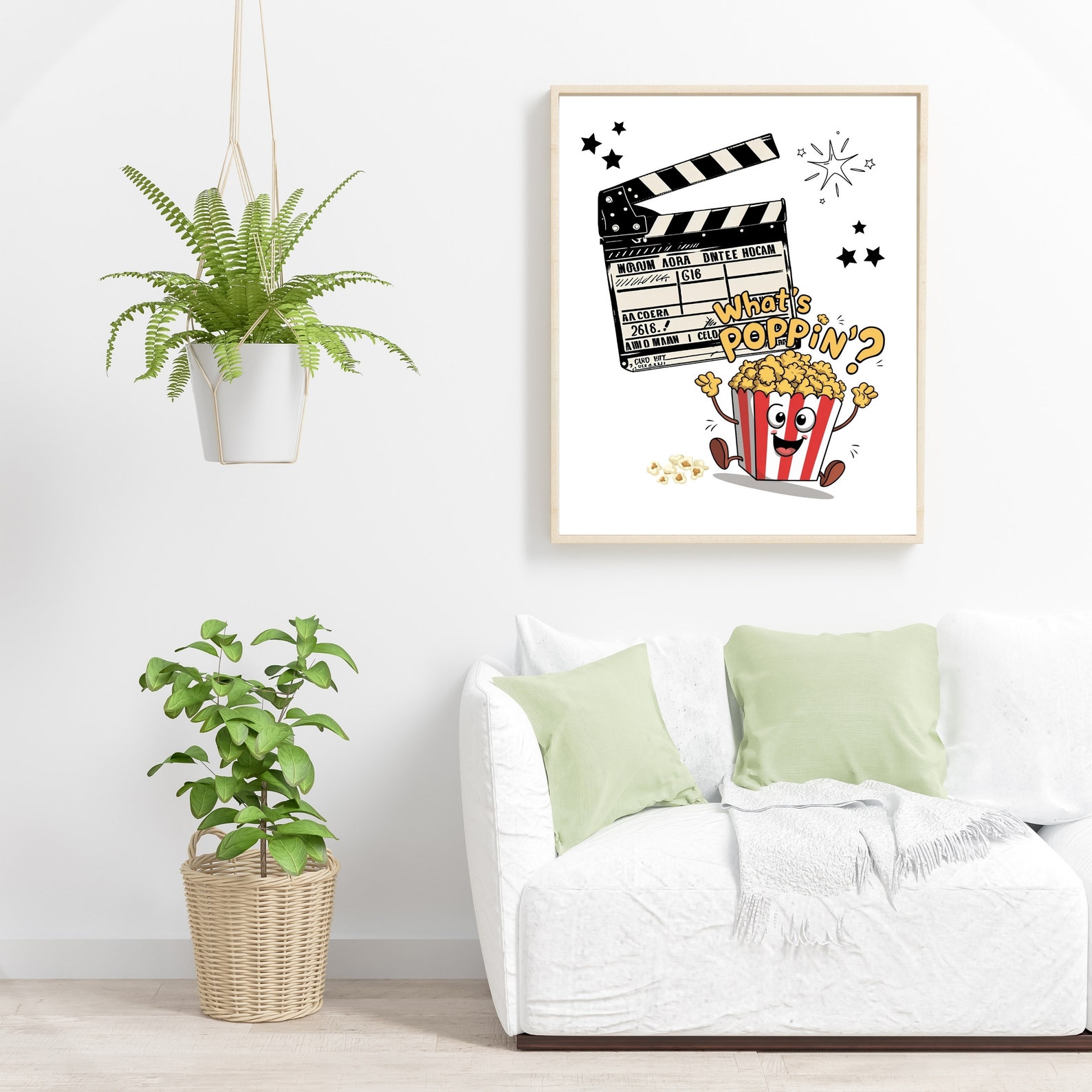 Movie Room Decor Trendy Minimalist Poster Aesthetic Contemporary Cinema ...