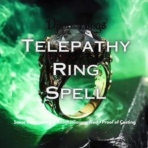 Telepathy Ring Spell - Etsy