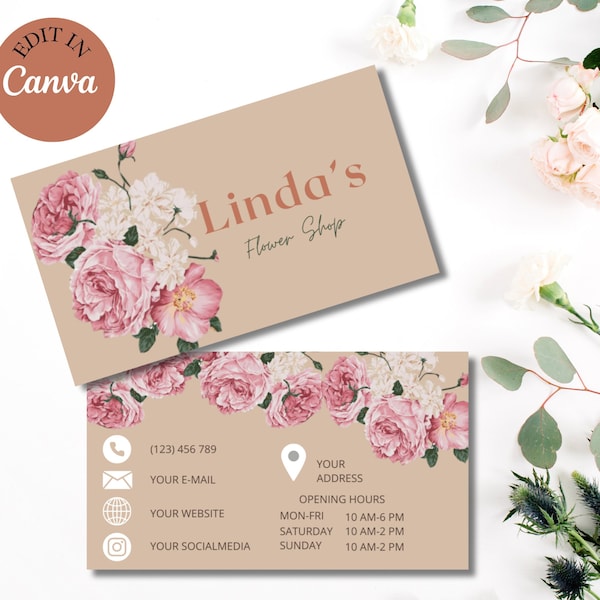 Flower Business Template - Etsy
