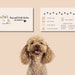 Editable Dog Grooming Business Card - Etsy