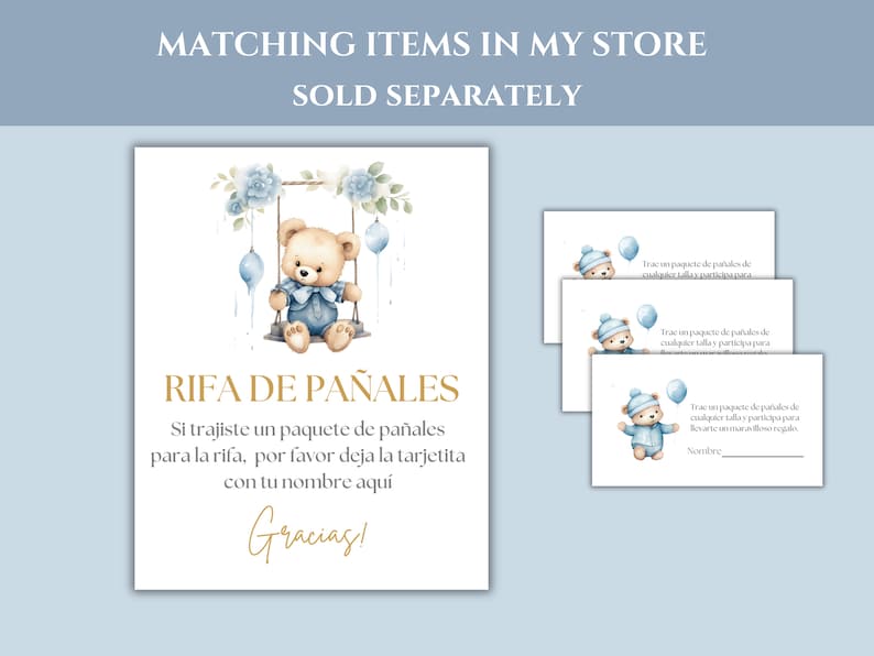 Baby Shower Invitation in Spanish, Invitacion De Baby Shower, Digital ...