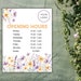 Printable Floral Opening Hours Sign Template, Editable Business Hours ...