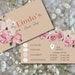 Florist Business Card Template, Editable Florist Card, Flower Shop ...