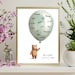 Printable Bear With Balloon Baby Shower Guest Book Sign, Baby Shower ...