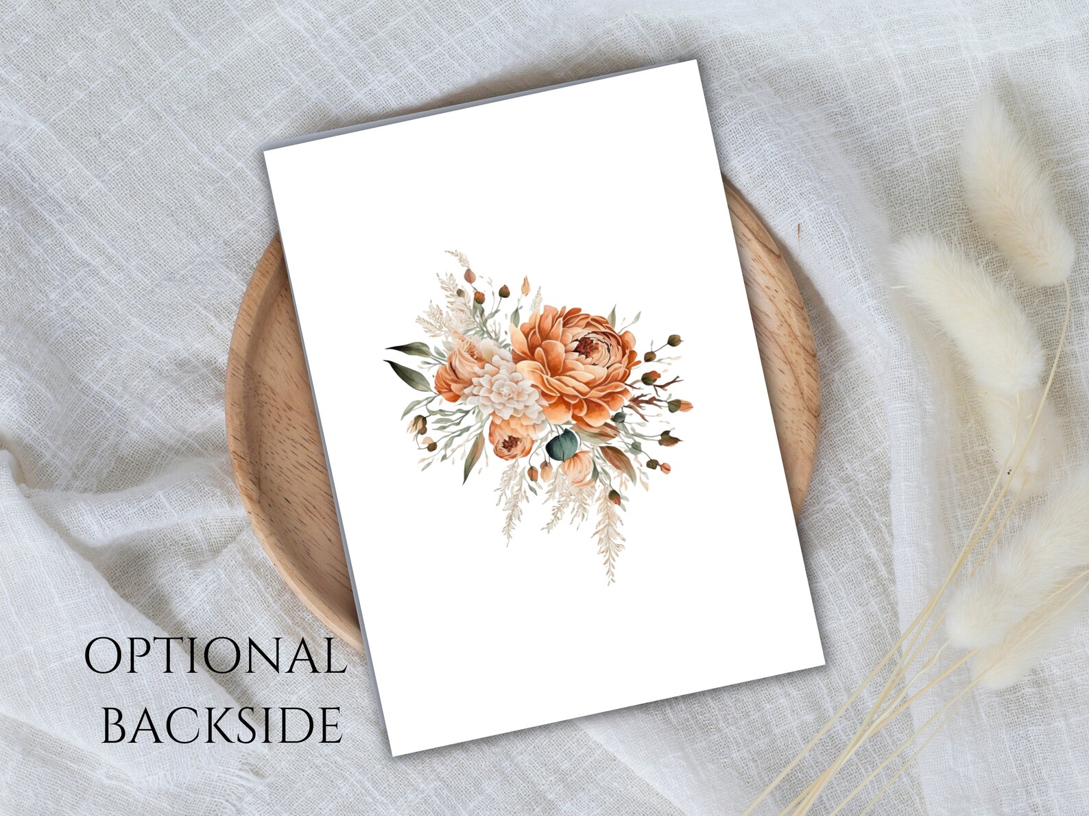 Plantilla De Invitaciones De Boda, Editable Terracotta Floral Spanish ...