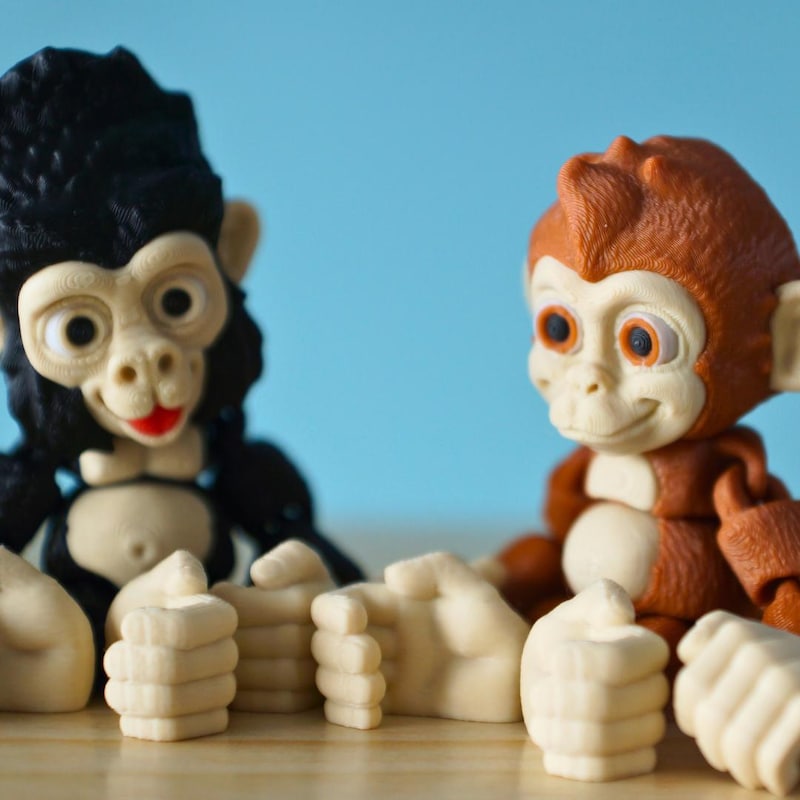 Blue Gorilla Tag Monkey - Etsy