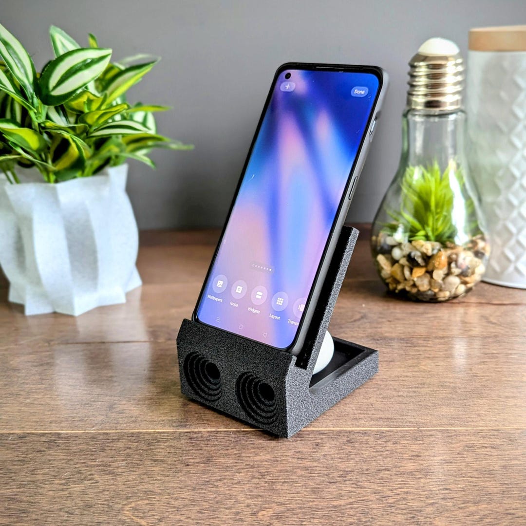 Audio Boosting Phone Stand - Passive Acoustic Speakers & Amplifier - Etsy