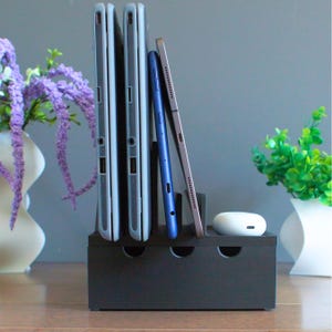 Tablet & Laptop Charging / Docking Station - Space Saving Device ...