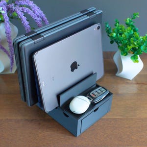 Tablet & Laptop Charging / Docking Station - Space Saving Device ...