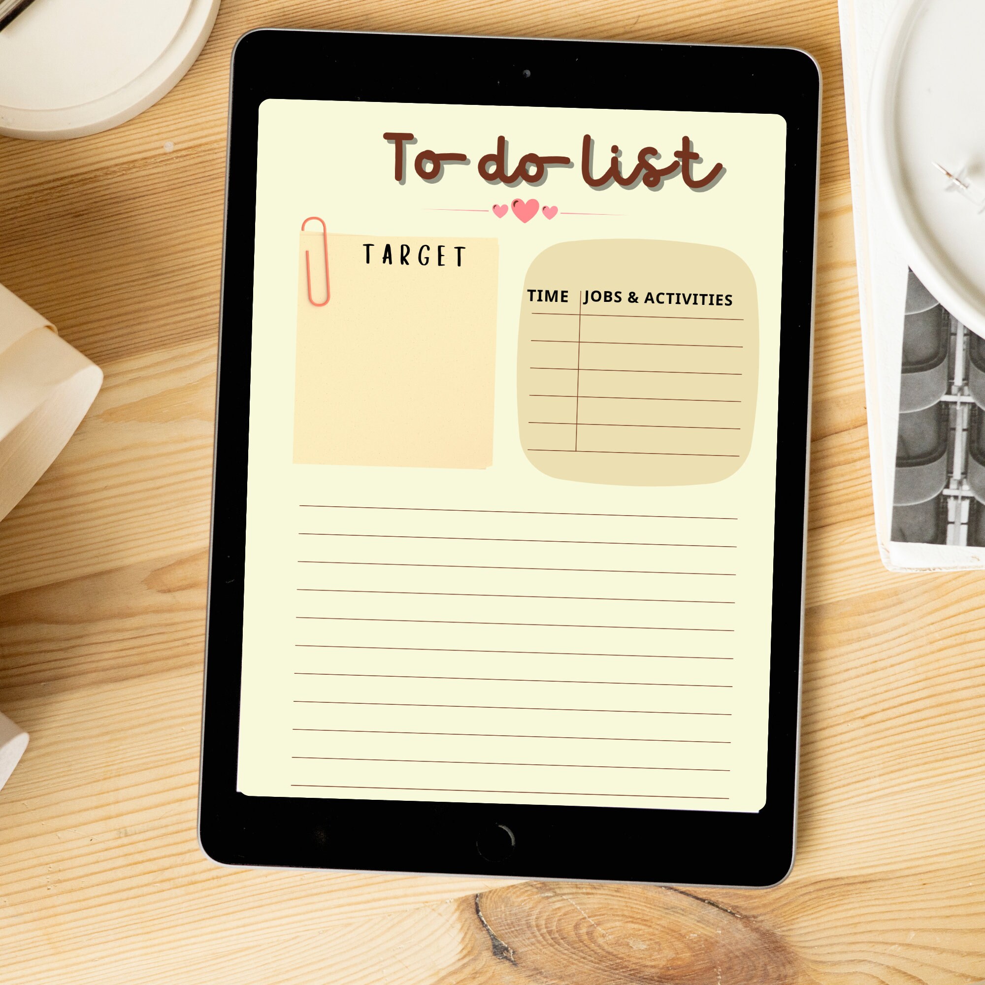 Minimalist to Do List, Simple, Instant Download, to Do List Template ...
