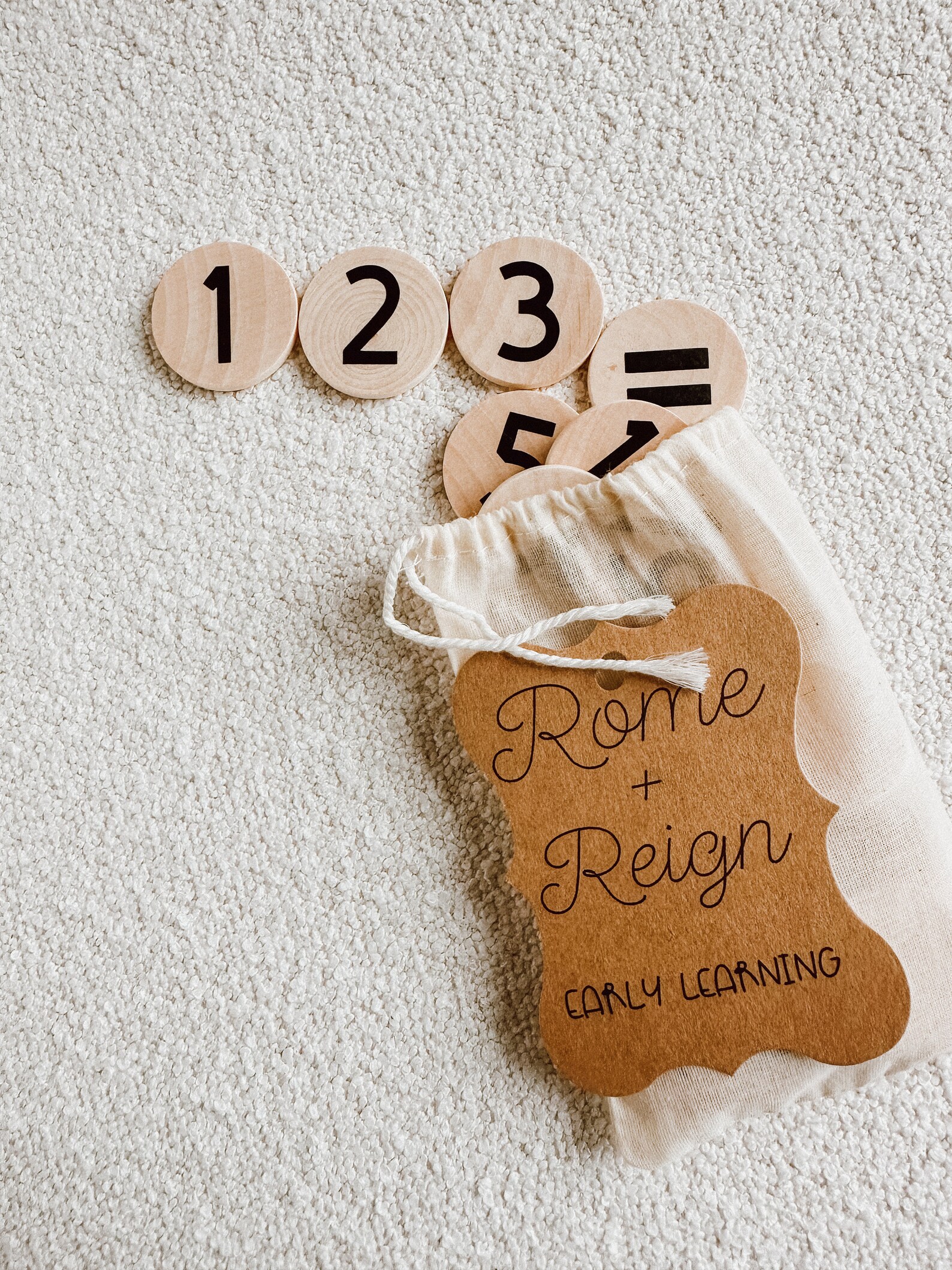 Wooden Number Coins (0-20) - Etsy
