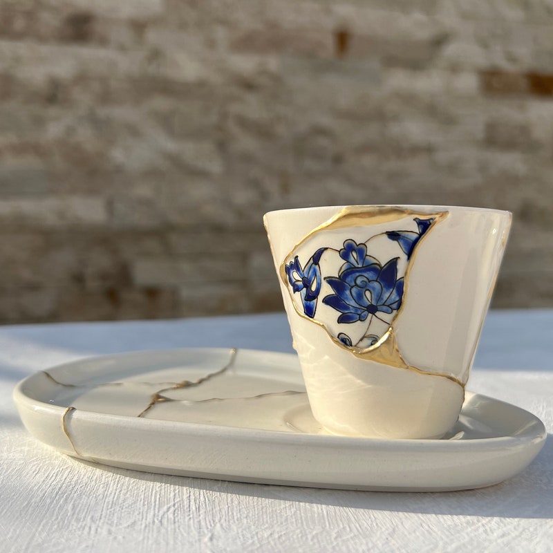 Kintsugi Cup - Etsy