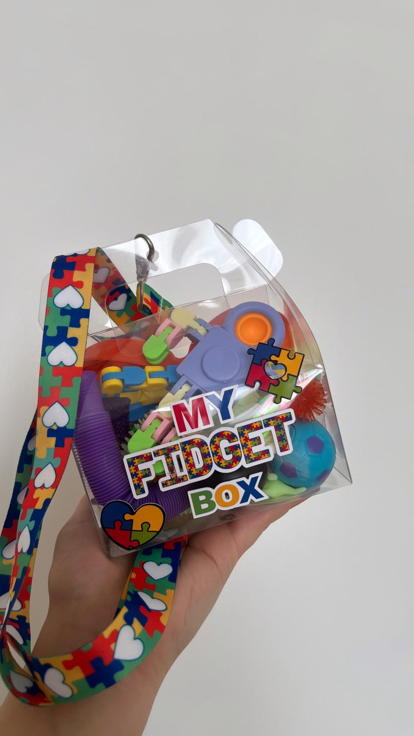 Sensory / Fidget Box With Handle - Etsy UK