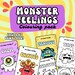 Monster Feelings Learning Coloring Book, Print at Home Color Pack ...