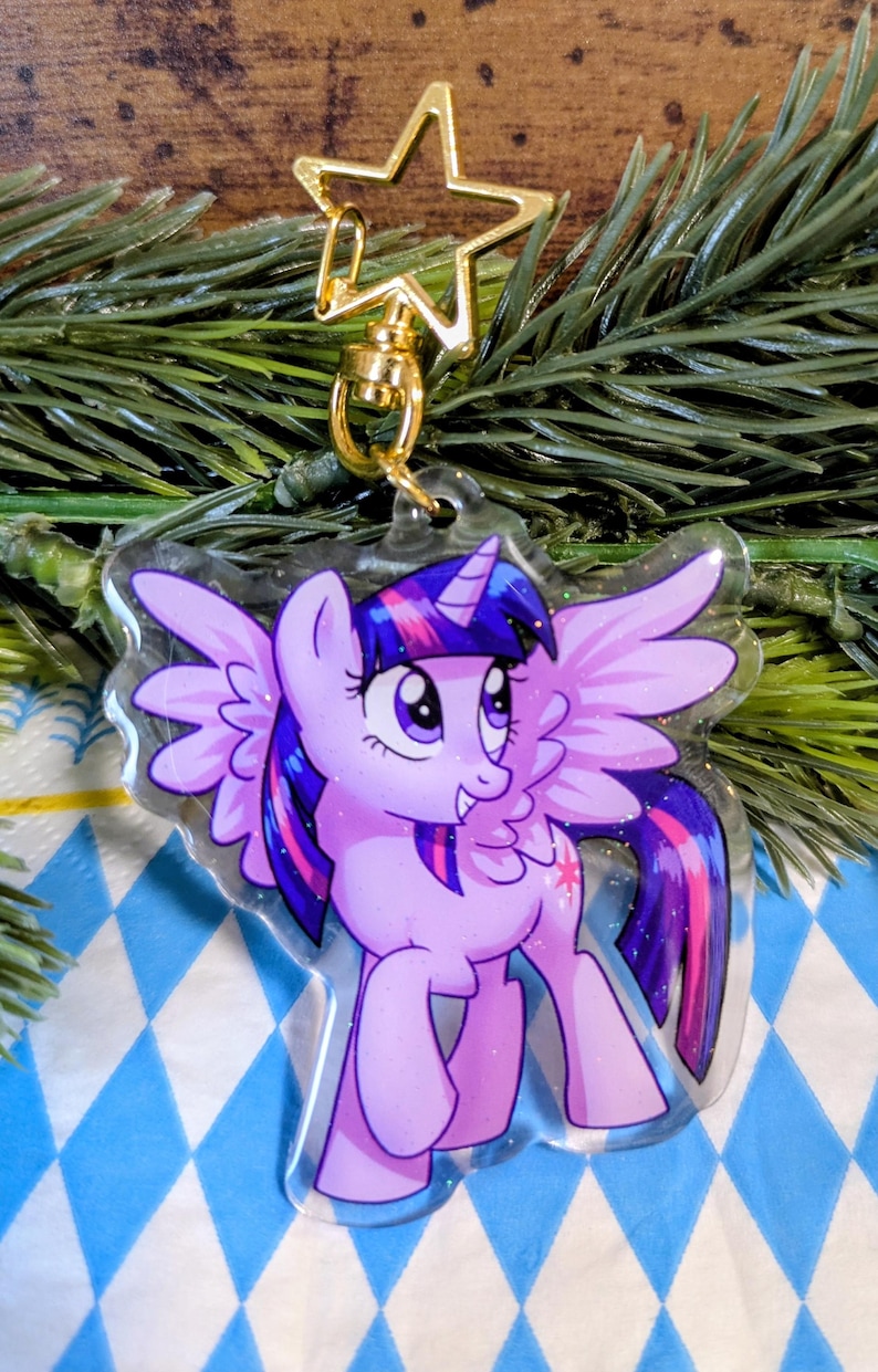 Twilight Sparkle Keychain - Etsy