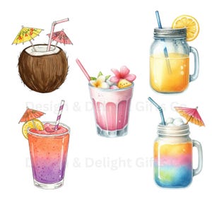 Summer Doodle Clipart Pack, Fun Hand-drawn Summer Clipart, Cute Summer ...