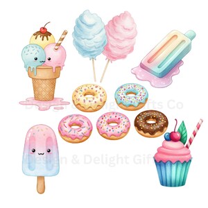 Summer Doodle Clipart Pack, Fun Hand-drawn Summer Clipart, Cute Summer ...