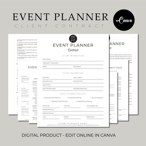 Event Planner - Etsy