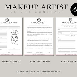 Editable Makeup Contract Template,freelance Makeup Artist Contract ...