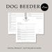 Dog Breeder Contract, Breeder Forms, Puppy Sale Contract, Dog Breeding ...