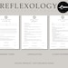 Editable Reflexology Intake Form, Massage Consultation Form, Foot ...