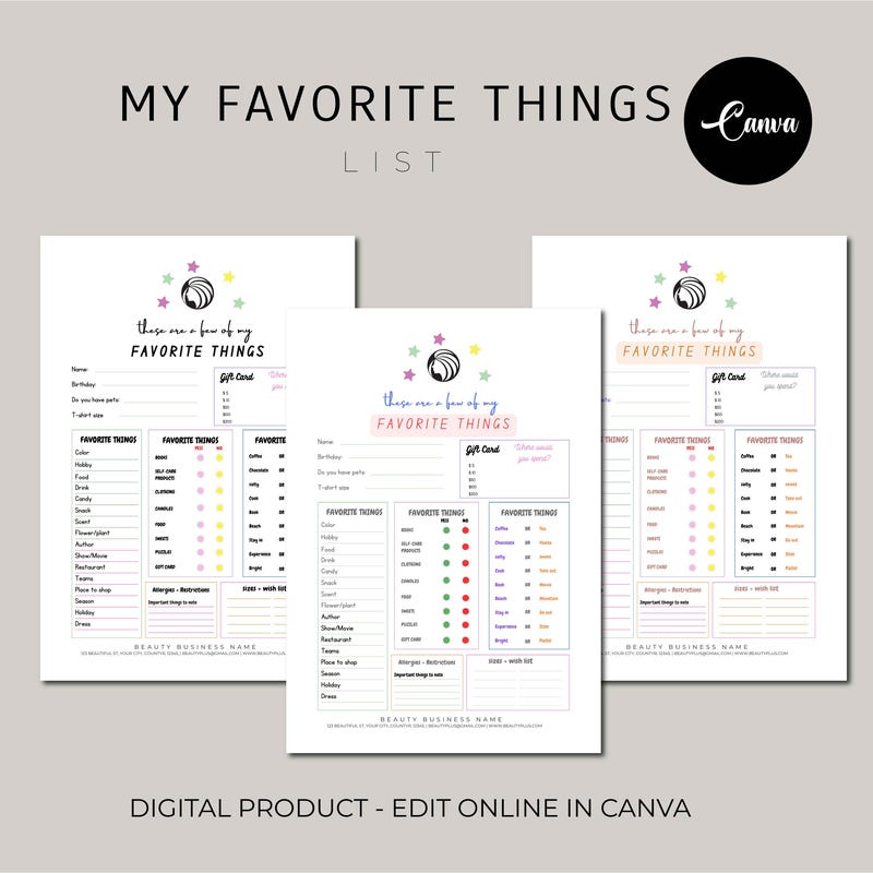 Favorite Things - Etsy
