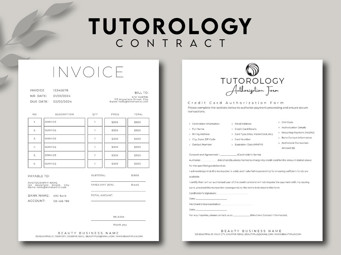 Tutoring Contract, Tutoring Services Agreement Template, Tutor Business ...