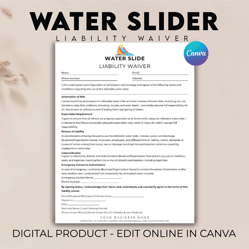 Bounce House Waterslide - Etsy