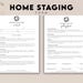 Home Staging Contract, Home Stagers Client Intake Form, Property ...