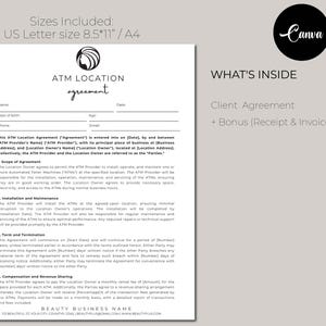 Atm Location Agreement Template, ATM Business Site Lease Agreement ...