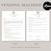 Professional Vending Machine Contract Template, Editable in Canva ...