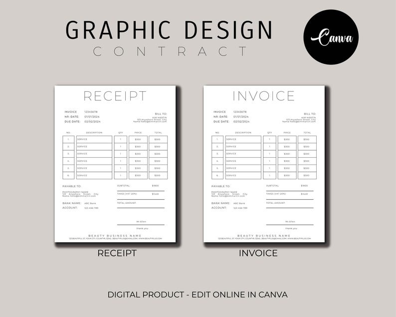 Graphic Design Contract, Design Services Forms, Contract for Graphic ...
