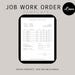Printable Job Work Order Form, Easy and Simple Job Work Order Form ...