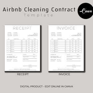 Airbnb Cleaning Contract Template PDF, Property Owners, Professional ...