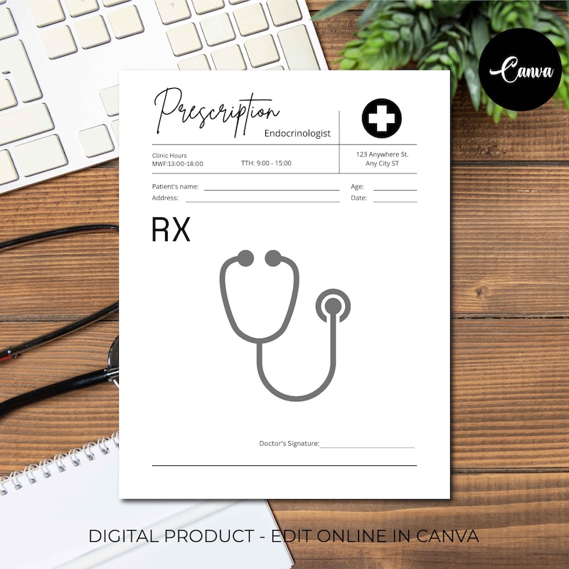 Rx Notepad - Etsy