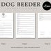 Dog Breeder Contract, Breeder Forms, Puppy Sale Contract, Dog Breeding ...