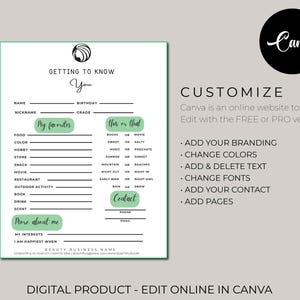 Getting to Know You Printable, Coworker Questions, All About Me Survey ...